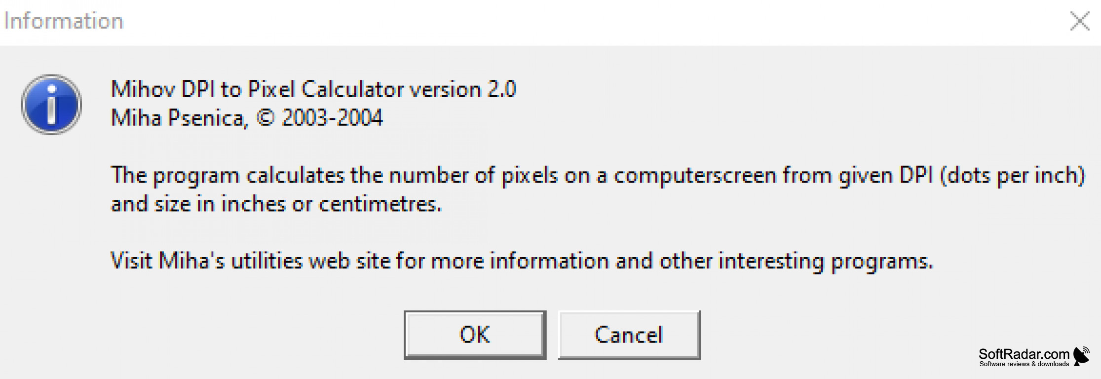 Download Mihov DPI To Pixel Calculator For Windows 11 10 7 8 8 1 64